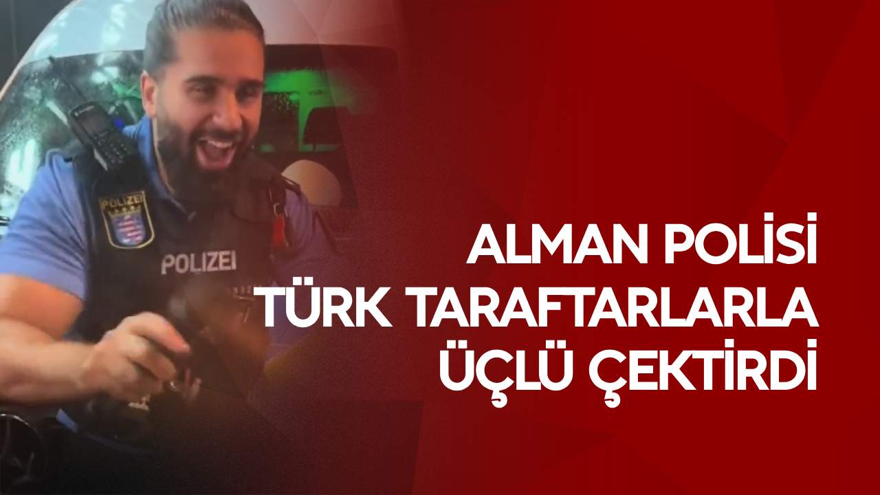 Alman polisi, Türk taraftarlarla üçlü çektirdi